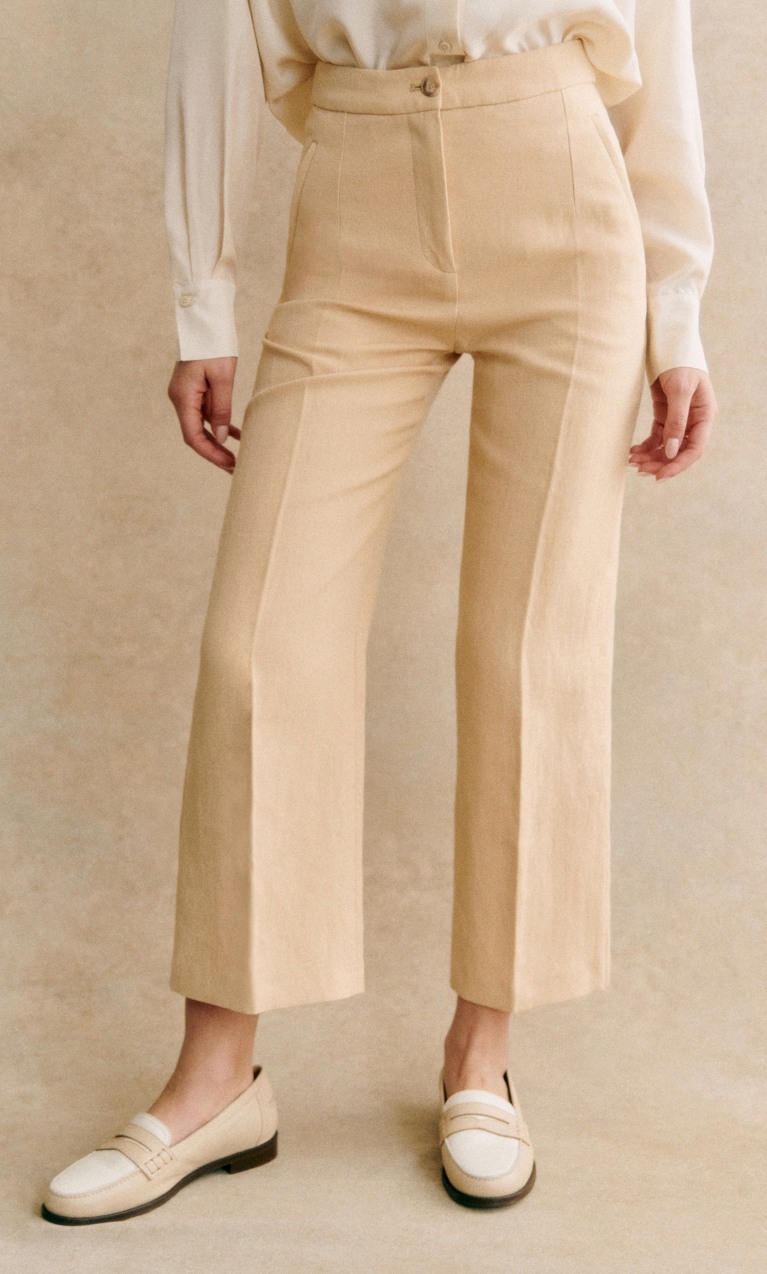 High waisted, slim-fit and straight leg Trousers & Jeans | Womenswear ...