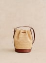 Mini farrow Raphia Bucket - Natural Raffia - Raffia - Sézane