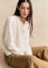 Strickjacke Talitha - Ecru/Champagner - Kid Mohair - Sézane