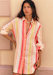 Malima Dress - Red, Yellow and Ecru Stripes - Organic cotton - organic ...