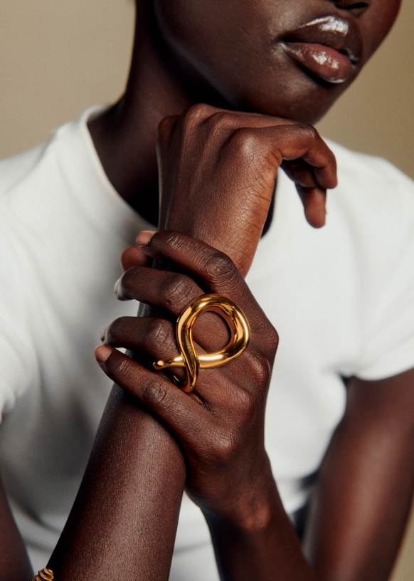 Valentin Ring - Gold - Majority recycled brass - Sézane