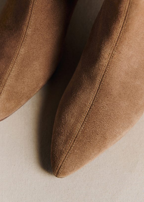 Garance Ankle Boots - Patent Red - Bovine leather - Sézane