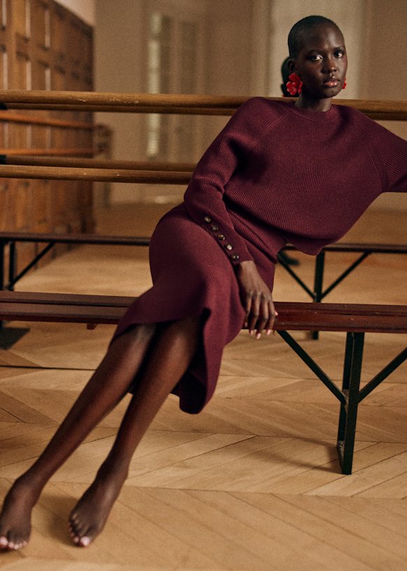 Pull Sami - Sienne - Laine Mérinos - Octobre Éditions