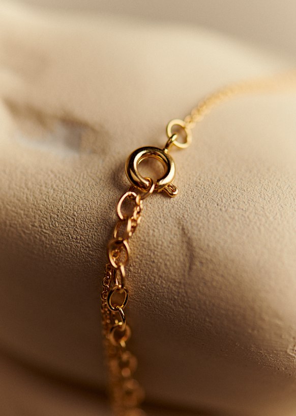 Mathilde Necklace - Gold - Majority recycled brass - Sézane