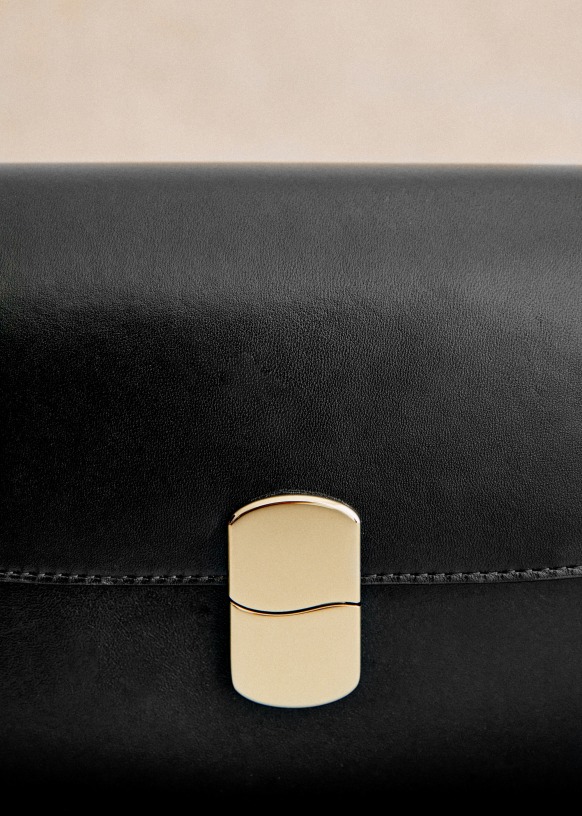 Milo Classic Bag - Brown Python Print - Sézane