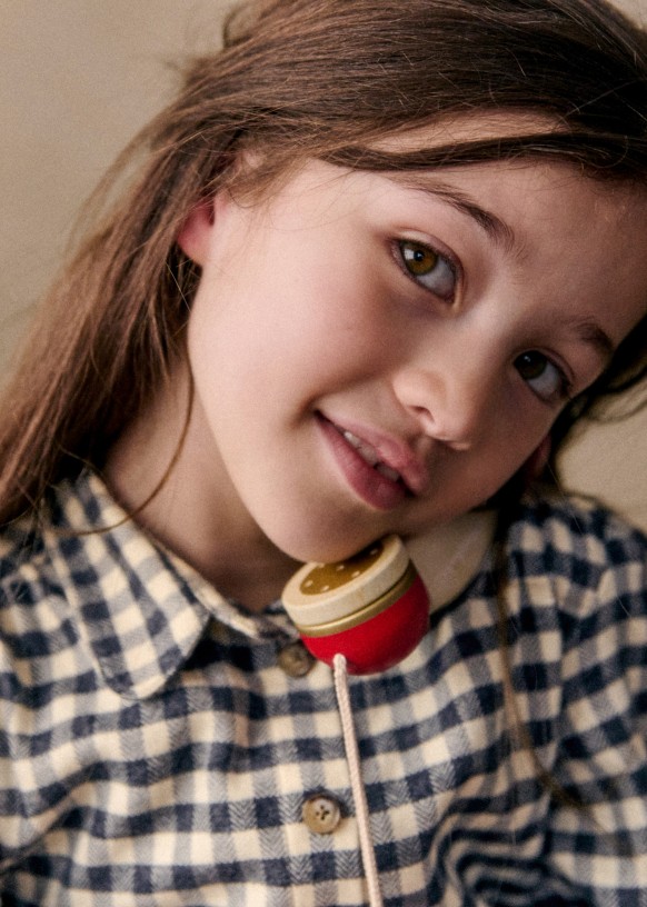 Arielle Dress - Black and White Gingham - Organic cotton - organic ...