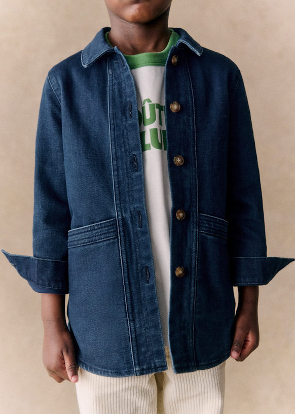 Will Jacket - Chance Green - Organic cotton - organic textile - Sézane