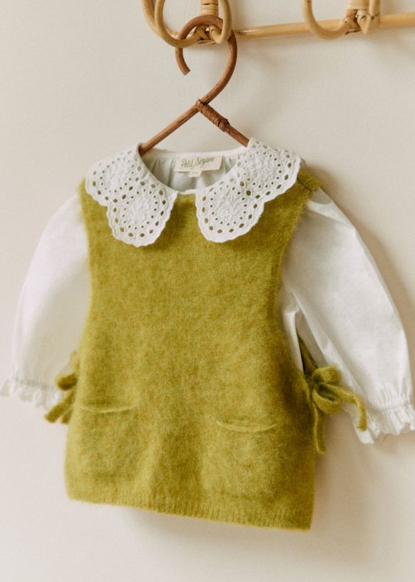 Léandre Jumper - Olive Green - Recycled polyamide - Sézane