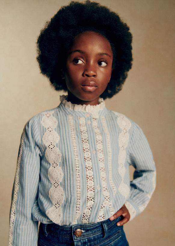 Rym shirt - Ecru - Organic cotton - organic textile - Sézane