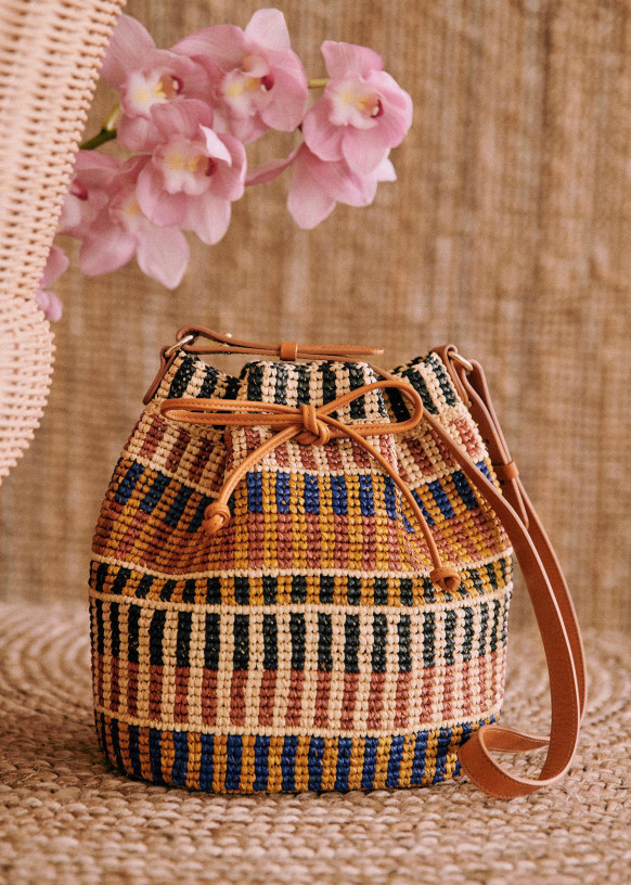 Farrow Bag - Natural Raffia - Raffia - Sézane