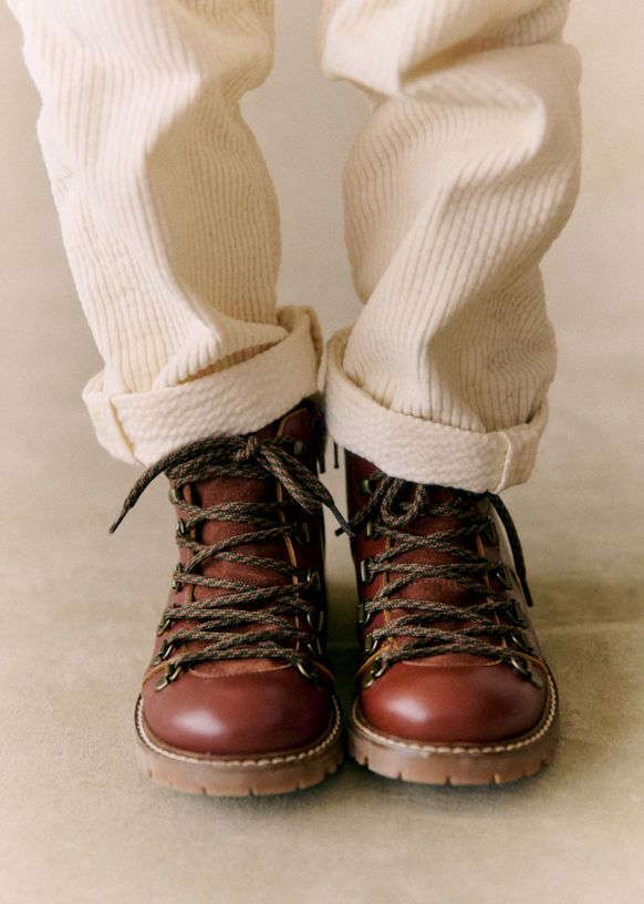 Sven Boots - Smooth Heritage Camel - Leather - Sézane