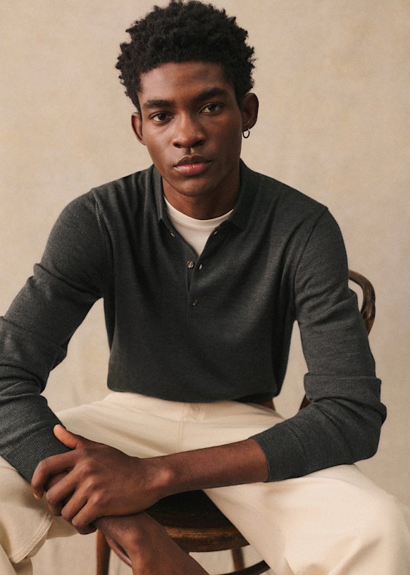 Mike Sweater - Pine Green - Merino Wool - Octobre Éditions