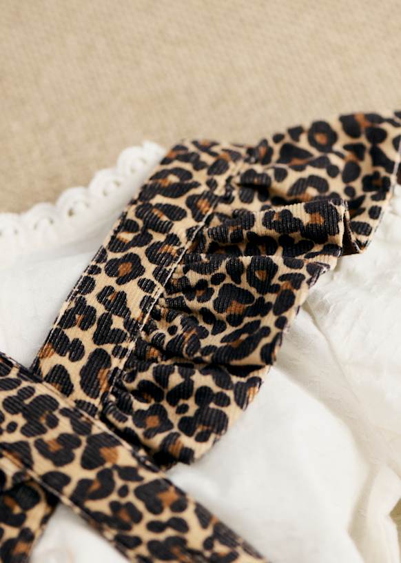 Helena Bloomer - Leopard Beige - Organic cotton - organic textile - Sézane