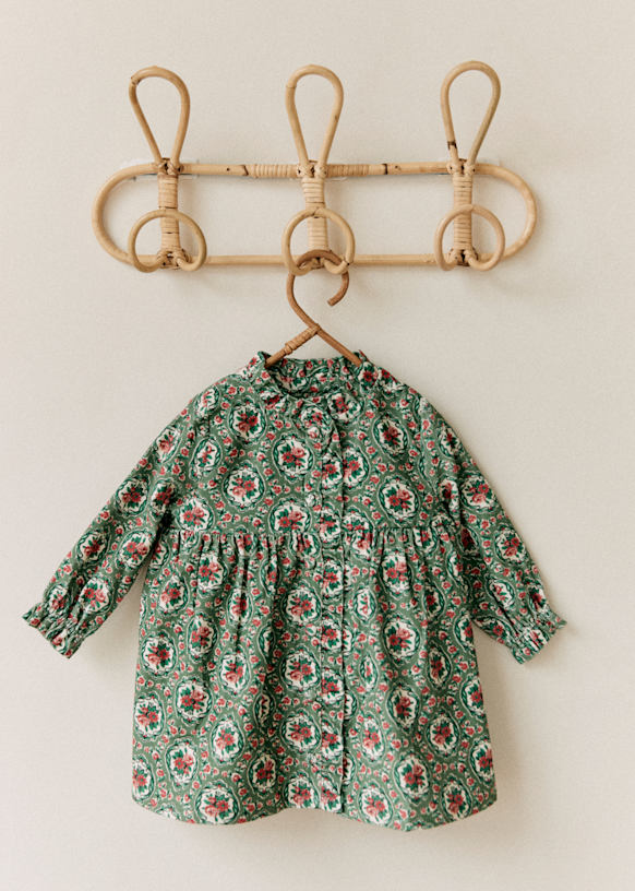 Robe Romy - Imprimé Medaillon - Coton - Sézane