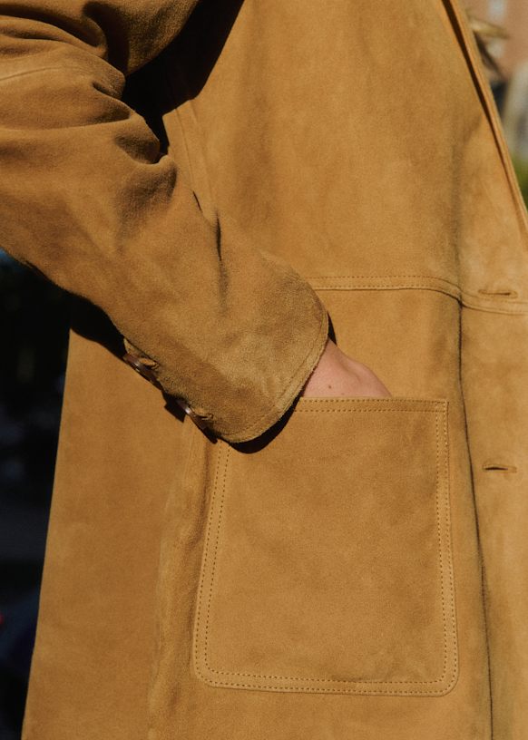 Alphee Jacket - Honey - Goat leather - Octobre Éditions