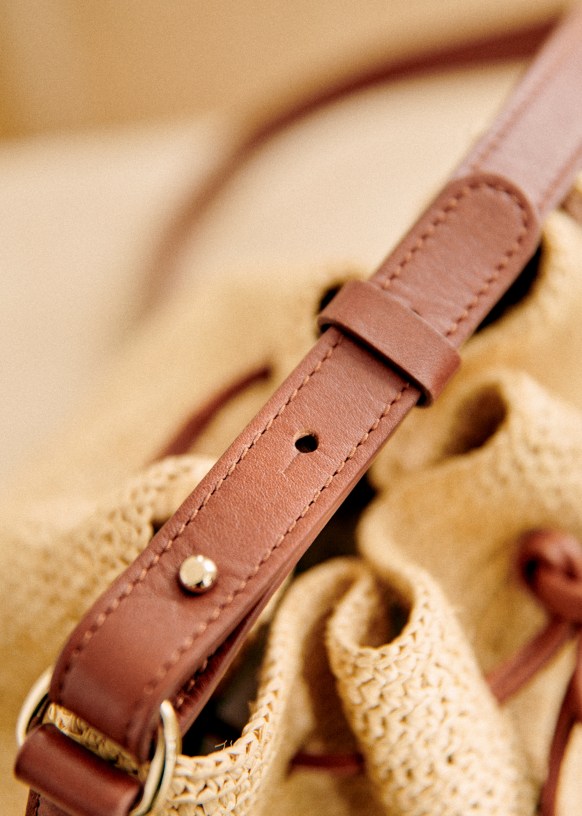 Farrow Bag - Natural Raffia - Raffia - Sézane