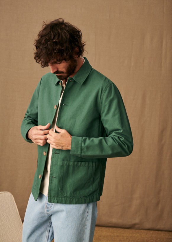 Tim Jacket - Rust - Organic Cotton - Octobre Éditions