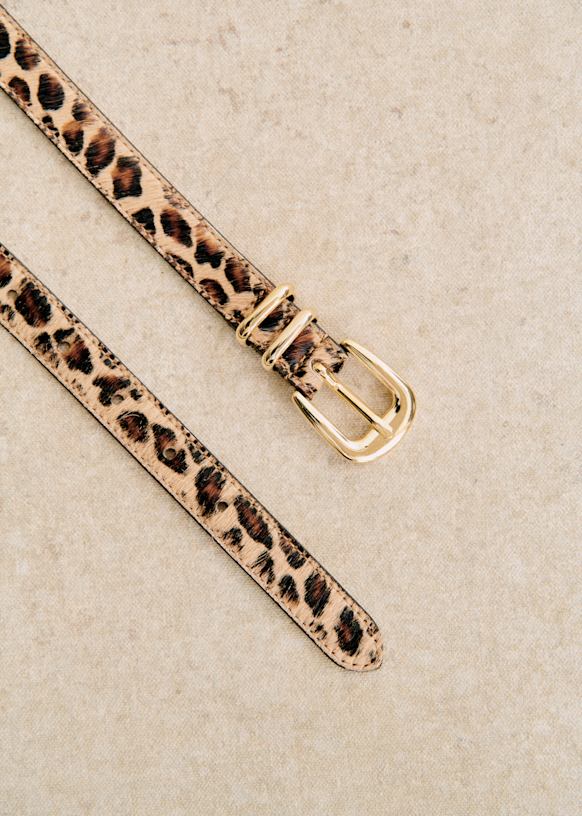 Livie Belt - Brown Python Print - Bovine leather - Sézane Livie Belt - Brown Python Print - Bovine leather - Sézane