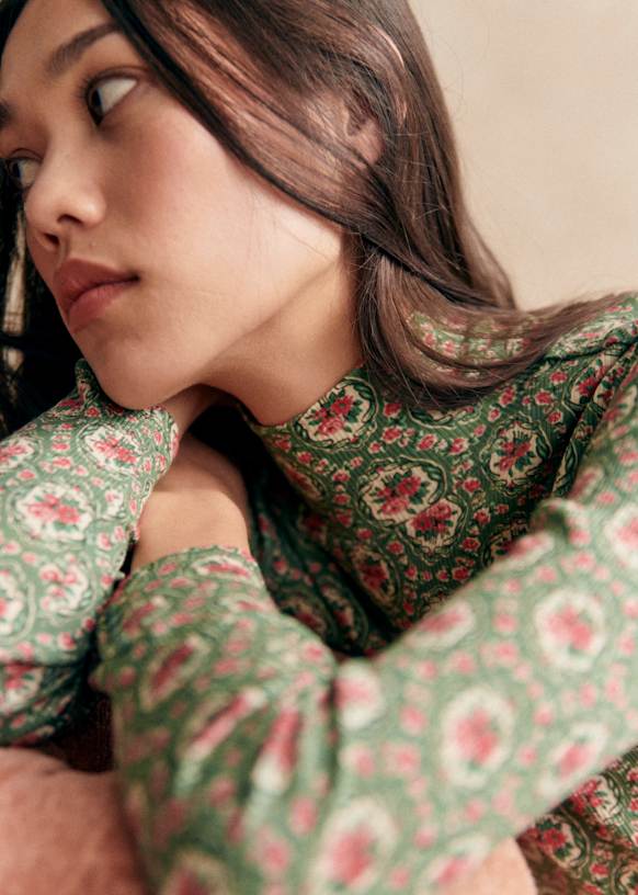 Maglia Felix - Rosa parma - Cotone biologico - Sézane