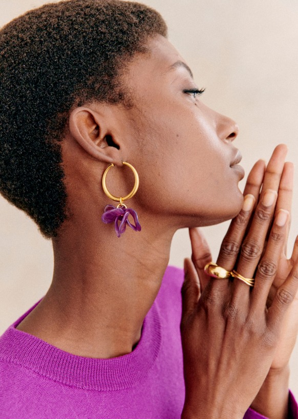 Flora Hoops - Blush - Resin - Octobre Éditions