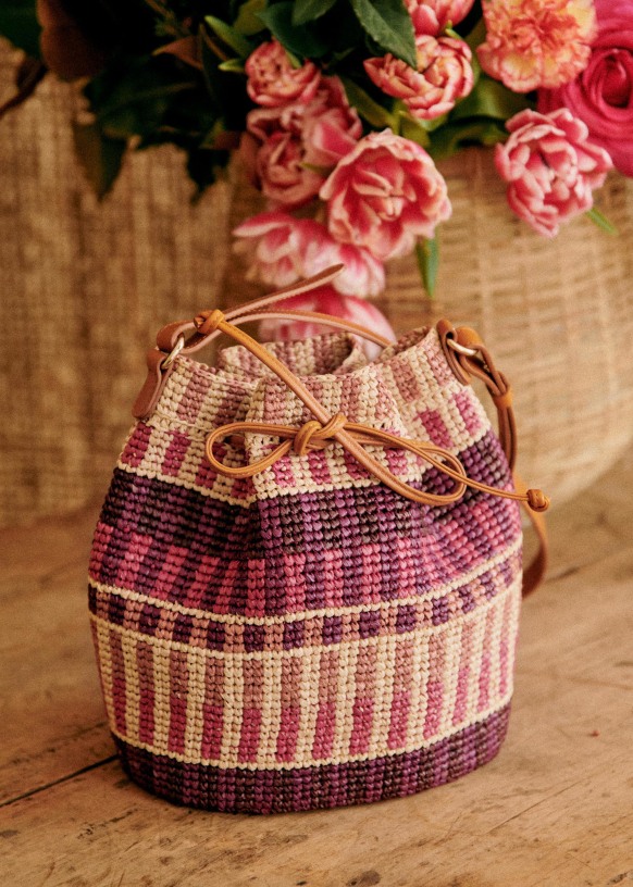 Farrow Bag - Natural Raffia - Raffia - Sézane