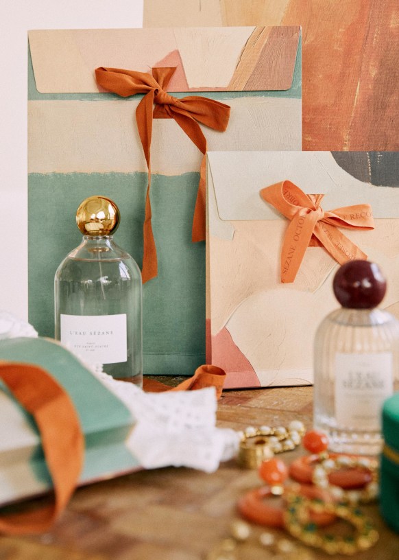 Trio of Gift Pouches - Sézane x Sasha Podgurska - Sasha Podgurska Print ...