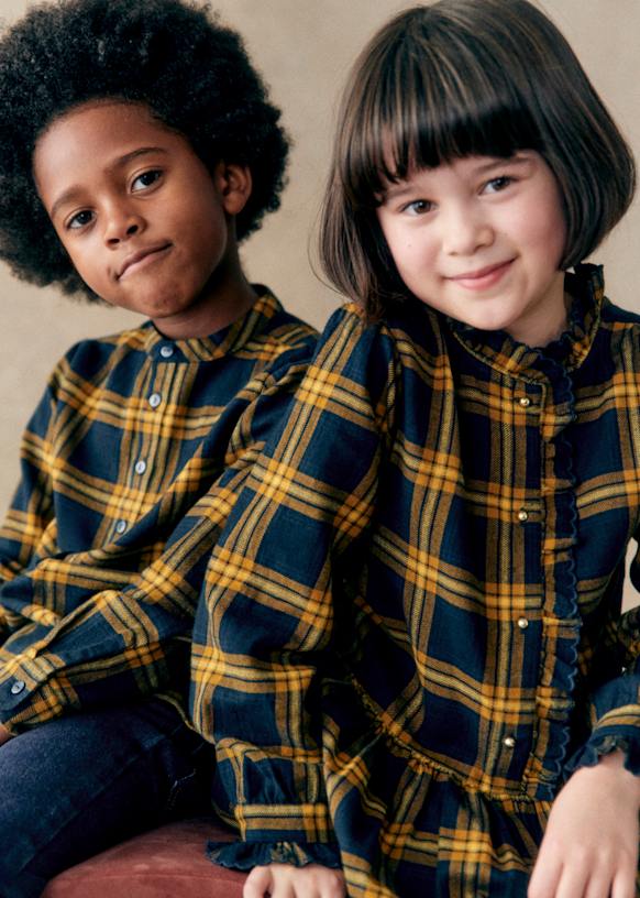 Robe Romy - Fleurs Blockprint - Coton biologique - textile biologique ...