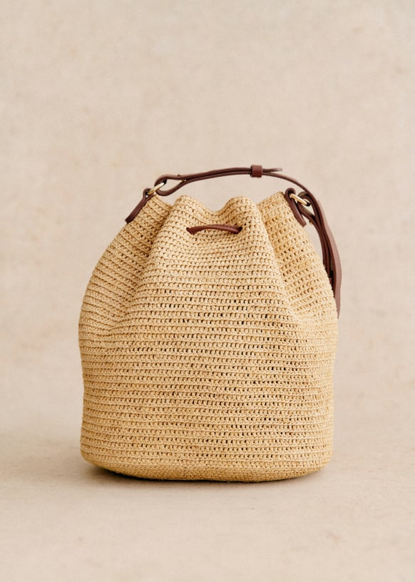Farrow Bag - Natural Raffia - Raffia - Sézane