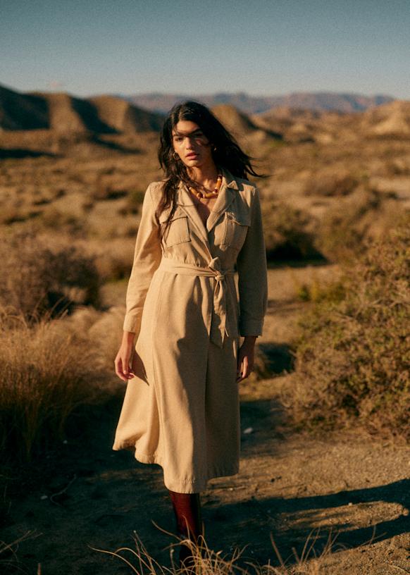 Filomena Dress - Safari Beige - Organic cotton - organic textile ...