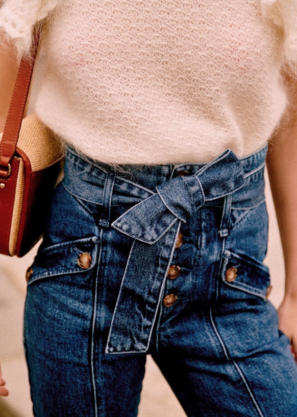 Maximo Trousers - Denim - Organic Cotton - Octobre Éditions