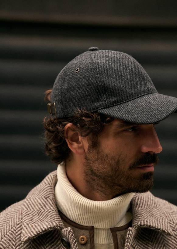 Chase cap - Charcoal Grey - Wool - Octobre Éditions