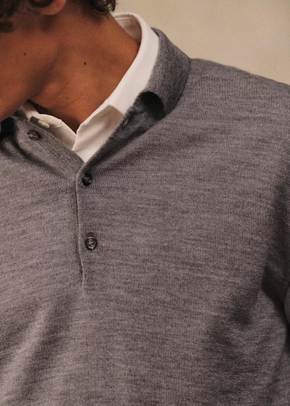 Mike Sweater - Navy - Merino Wool - Octobre Éditions