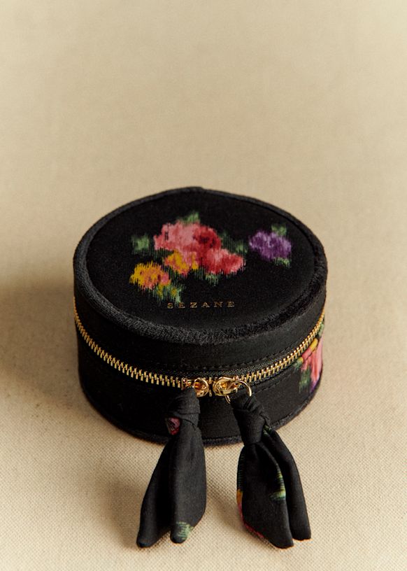 Jewelry Case - Souvenir Floral Print - Cotton - Sézane