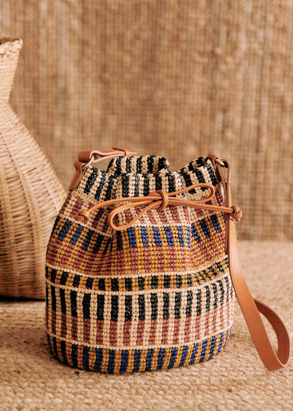Farrow Bag - Natural Raffia - Raffia - Sézane