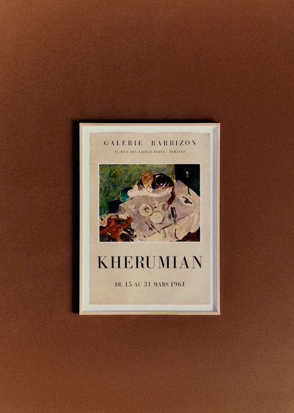Affiche Galerie Barbizon, Kherumian, 1961 - 48,5 x 66 cm - Papier ...