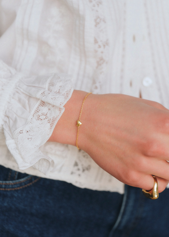 Mathilde Bracelet - Gold - Majority recycled brass - Sézane