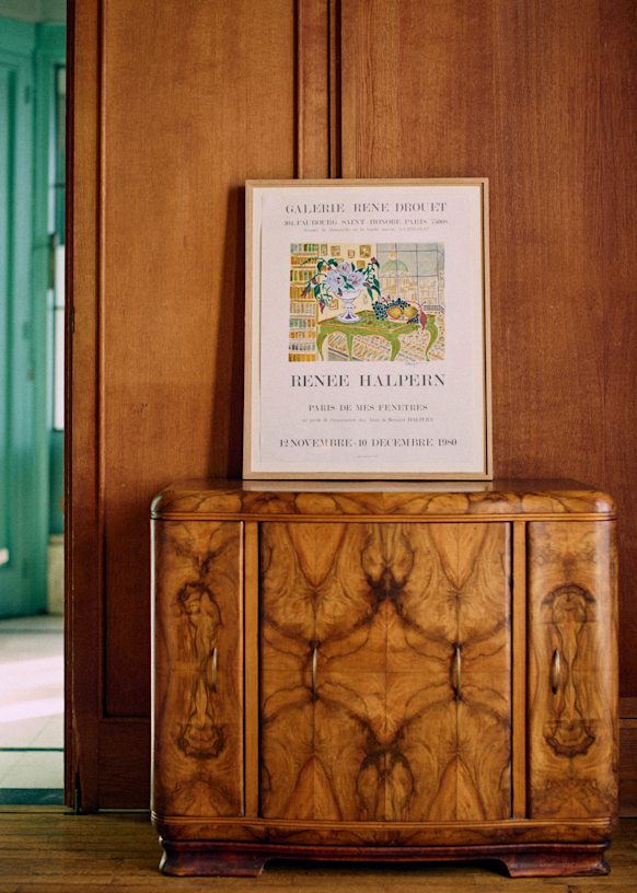 Affiche Galerie René Drouet, Renée Halpern, 1980 - 55 x 68,5 cm ...