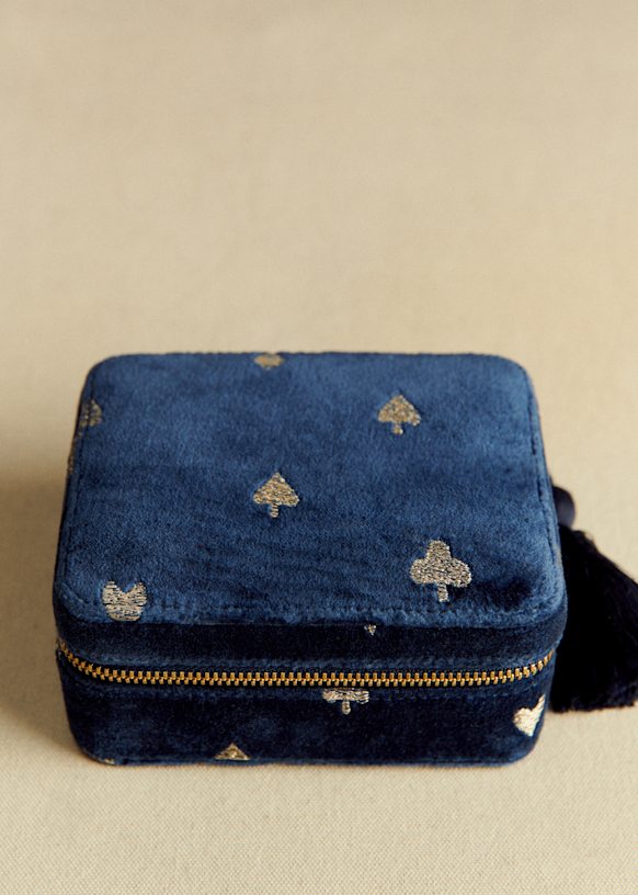 Large Jewelry Case - Sézane x Antoinette Poisson - Midnight Blue ...