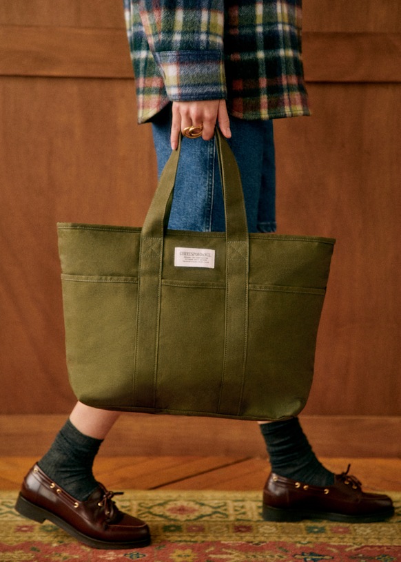 Weekday Tote bag - Denim - Cotton - Sézane