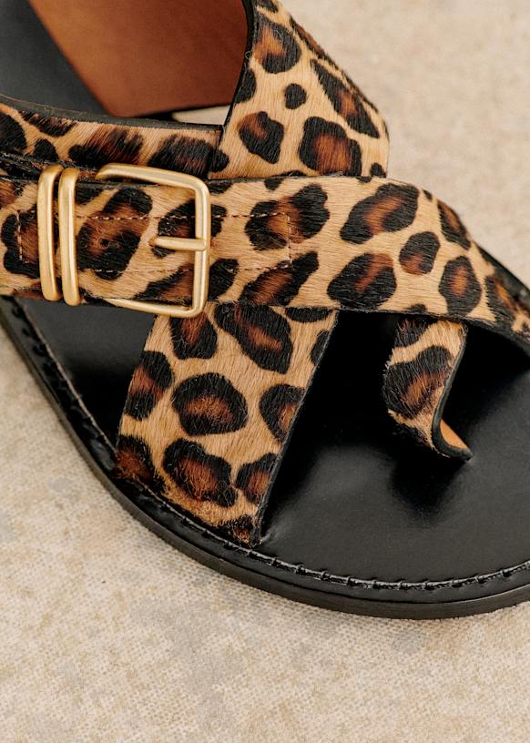 Sandalen Low Judith - Khaki Python - Glattes Rindsleder mit ...