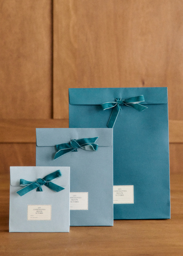 Gift Pouch - Blue trio - Paper - Sézane