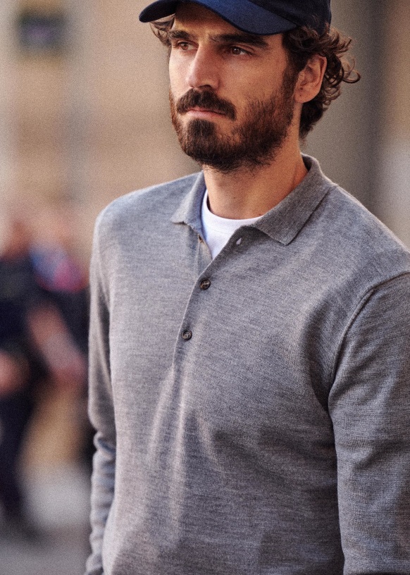 Mike Sweater - Grey - Wool - Octobre Éditions