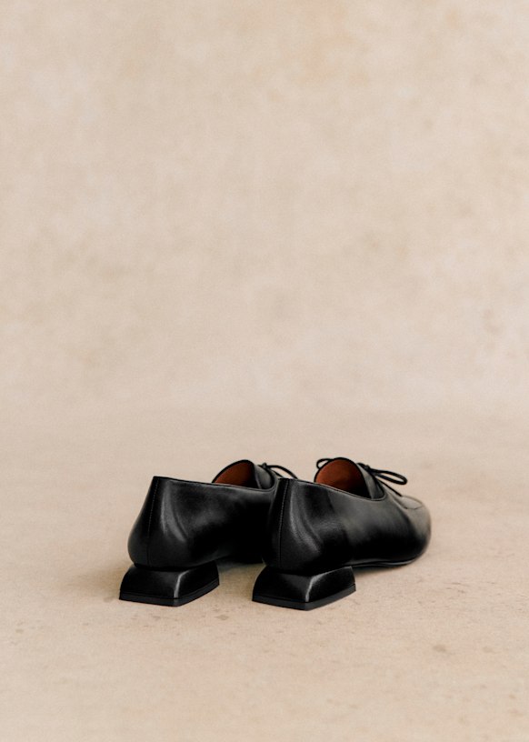 Rita Loafers - Sézane x MDLO - Smooth Black - Smooth ovine leather - Sézane