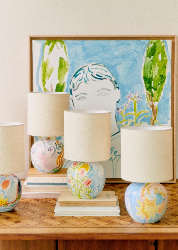 Lampe En Résidence x Jacques Merle - Jardin - Céramique - Sézane