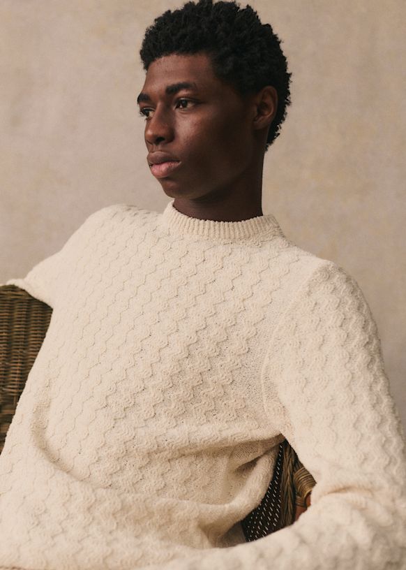 Camisola Oden - Cru - Algodão - Sézane