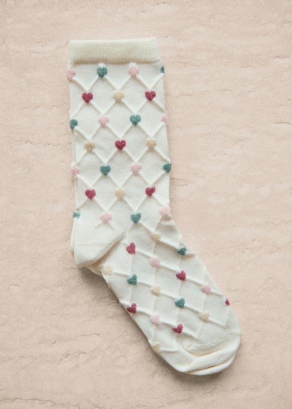Eva socks - Hearts - Cotton - Sézane