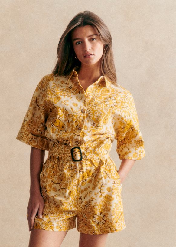 Ruby Jumpsuit - Alcazar ocre - Sézane