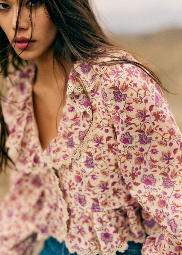 Alexiana Blouse - Nausica Floral Print - Organic cotton - organic ...