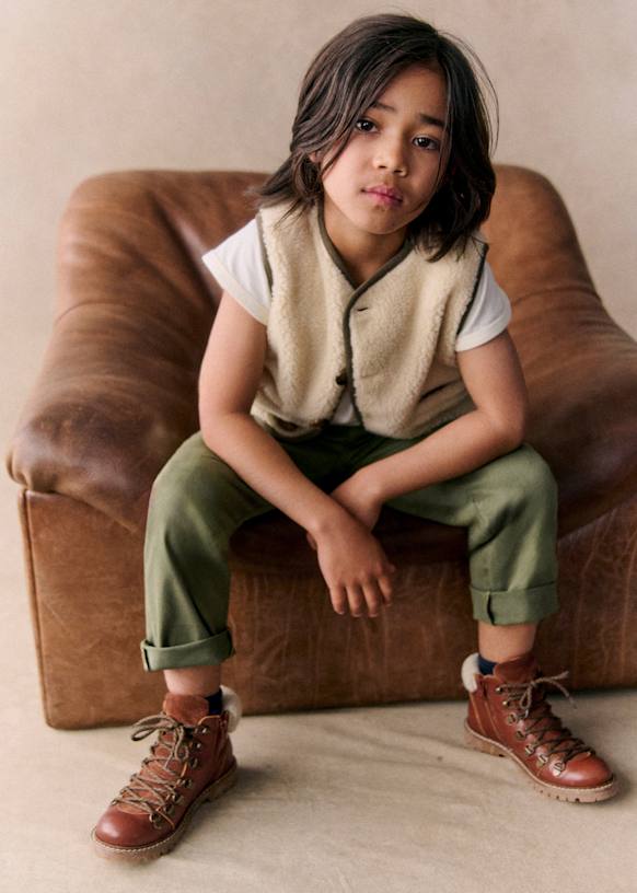 Sven Boots - Smooth Heritage Camel - Leather - Sézane