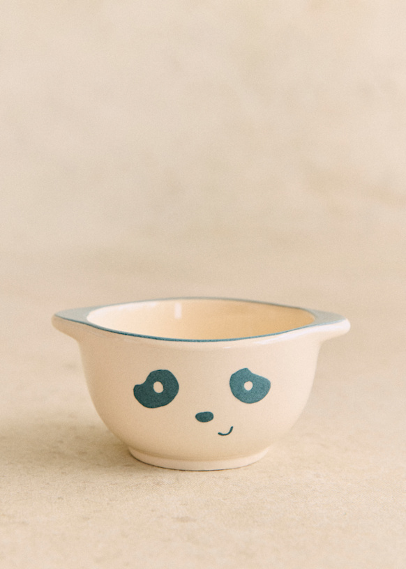 Taça Panda Mon Chou - Petit Sézane x Maison Roussot - Azul - Cerâmica ...